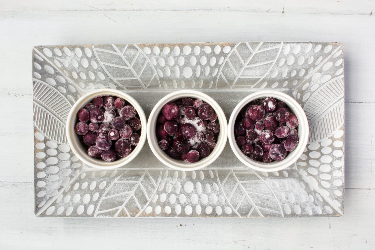 Easy Blueberry Keto Crumble Pots