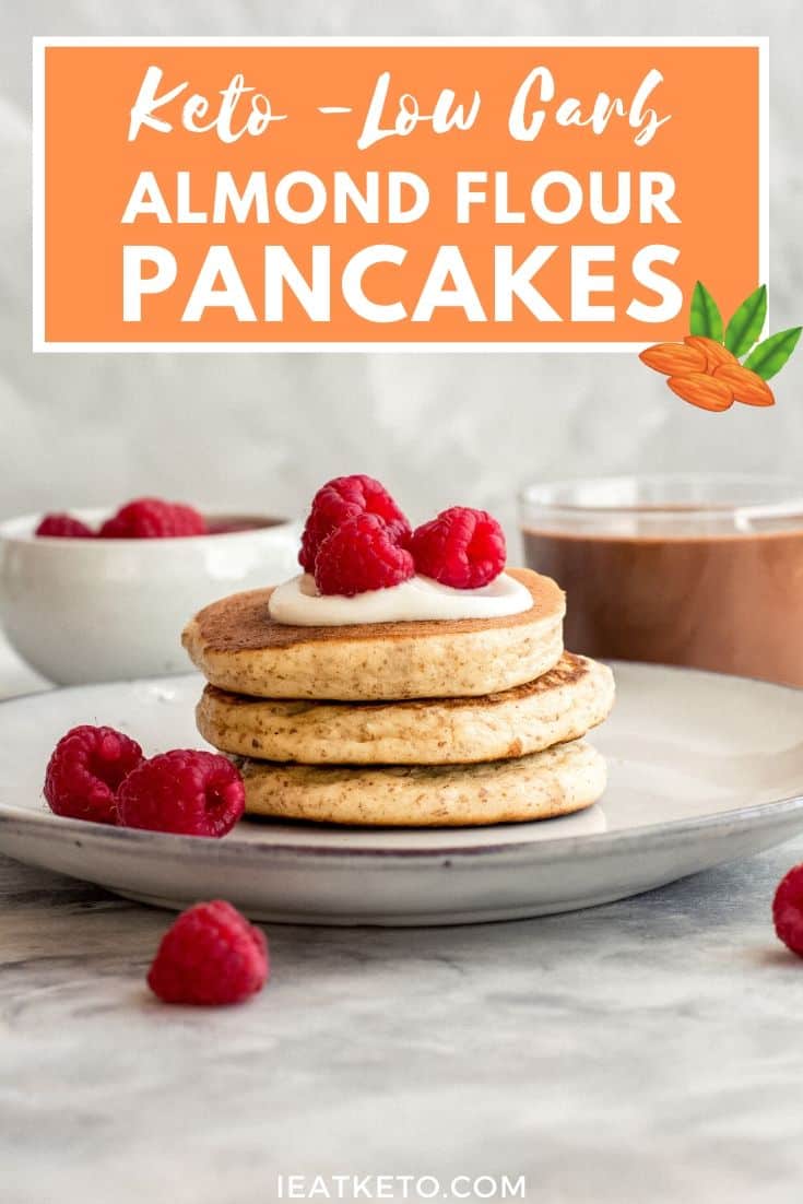 Quick and Easy Keto Almond Flour Pancakes | I Eat Keto
