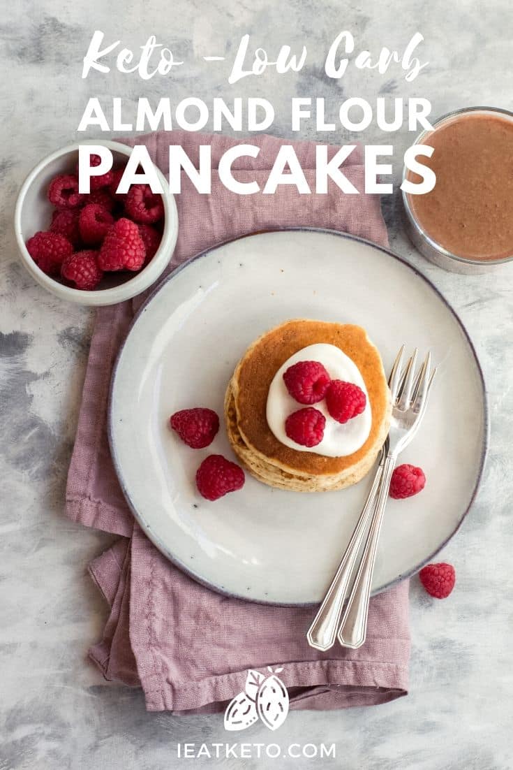 Quick and Easy Keto Almond Flour Pancakes | I Eat Keto