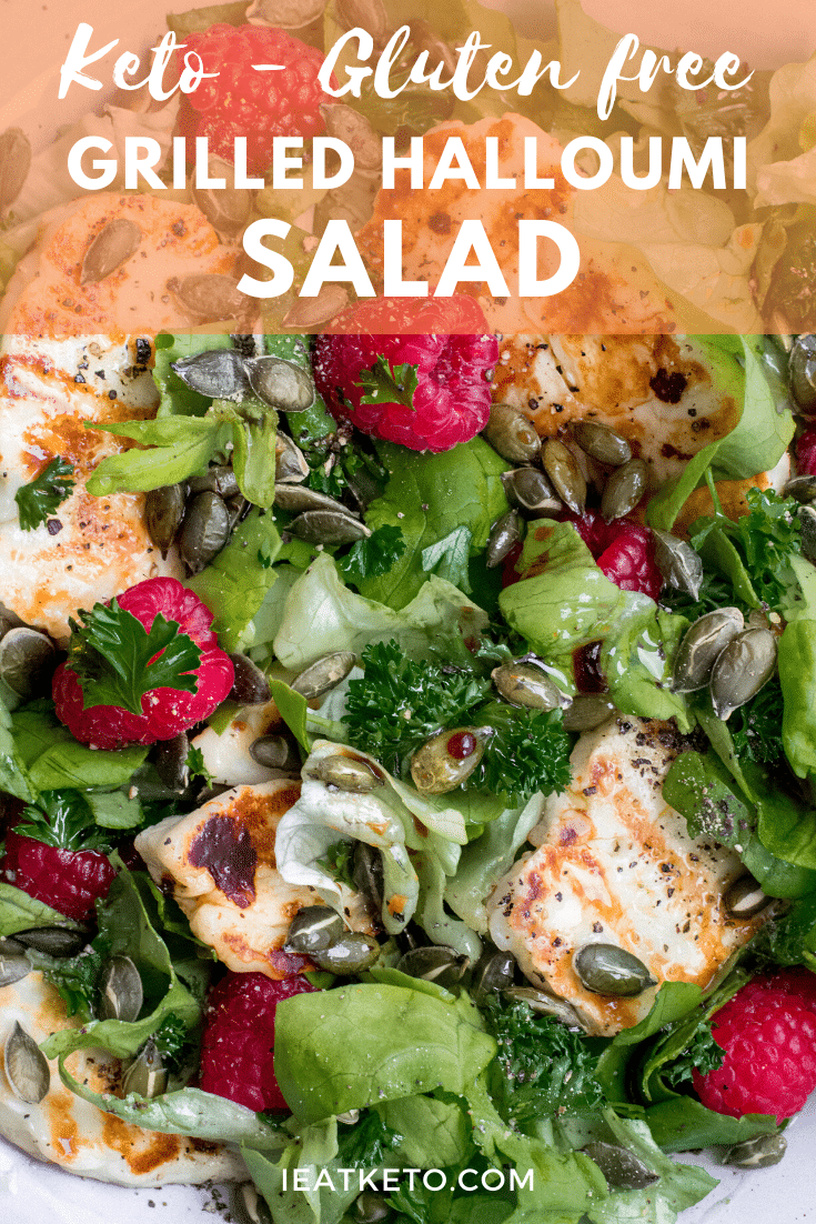 A Simple, Delicious Grilled Keto Halloumi Salad