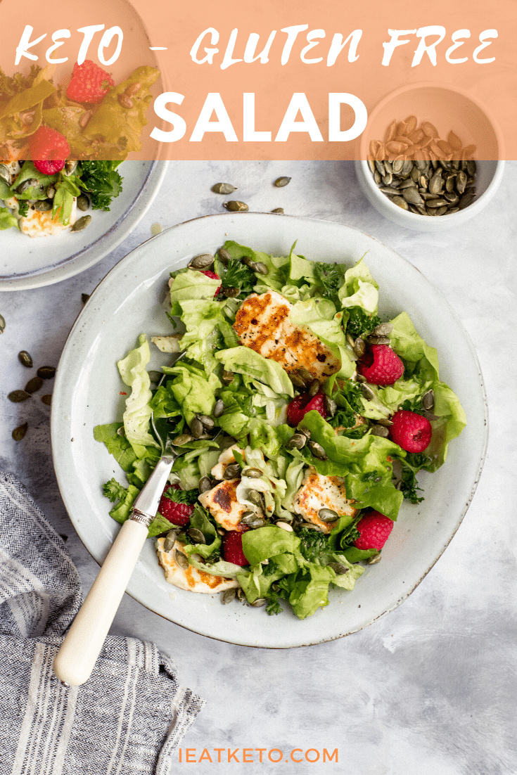 A Simple, Delicious Grilled Keto Halloumi Salad