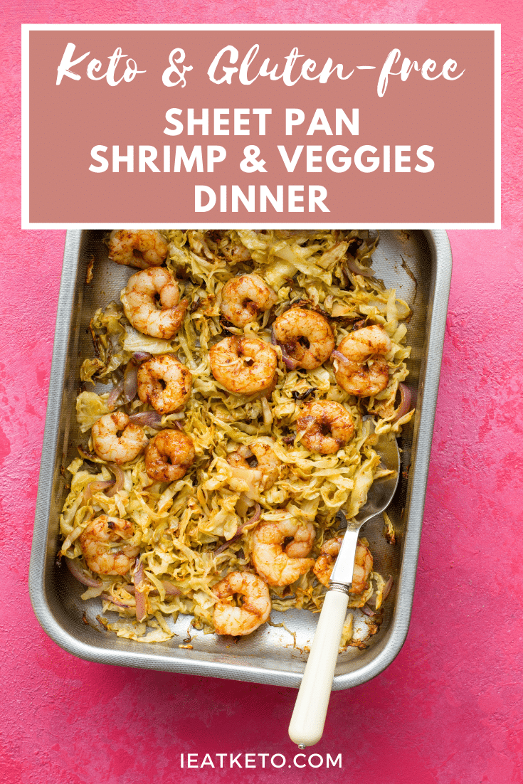 Keto sheet pan shrimp and veggies dinner