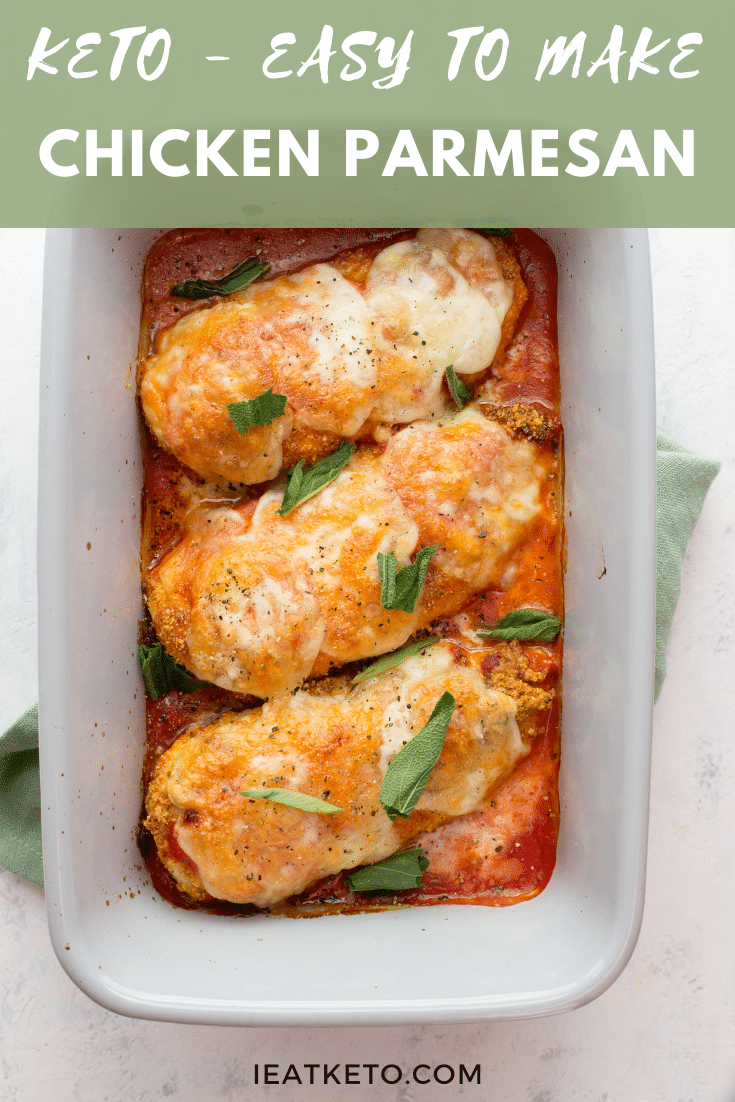 Easy keto chicken parmesan