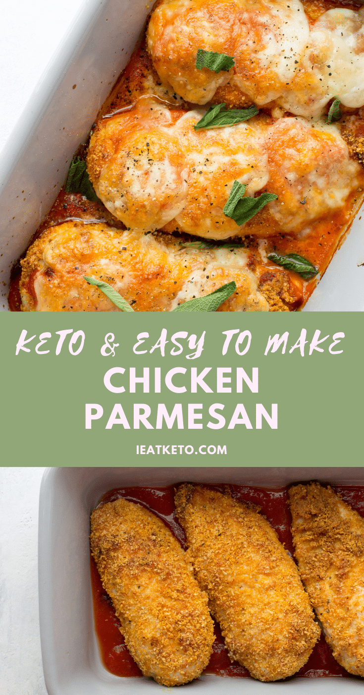 Easy keto chicken parmesan