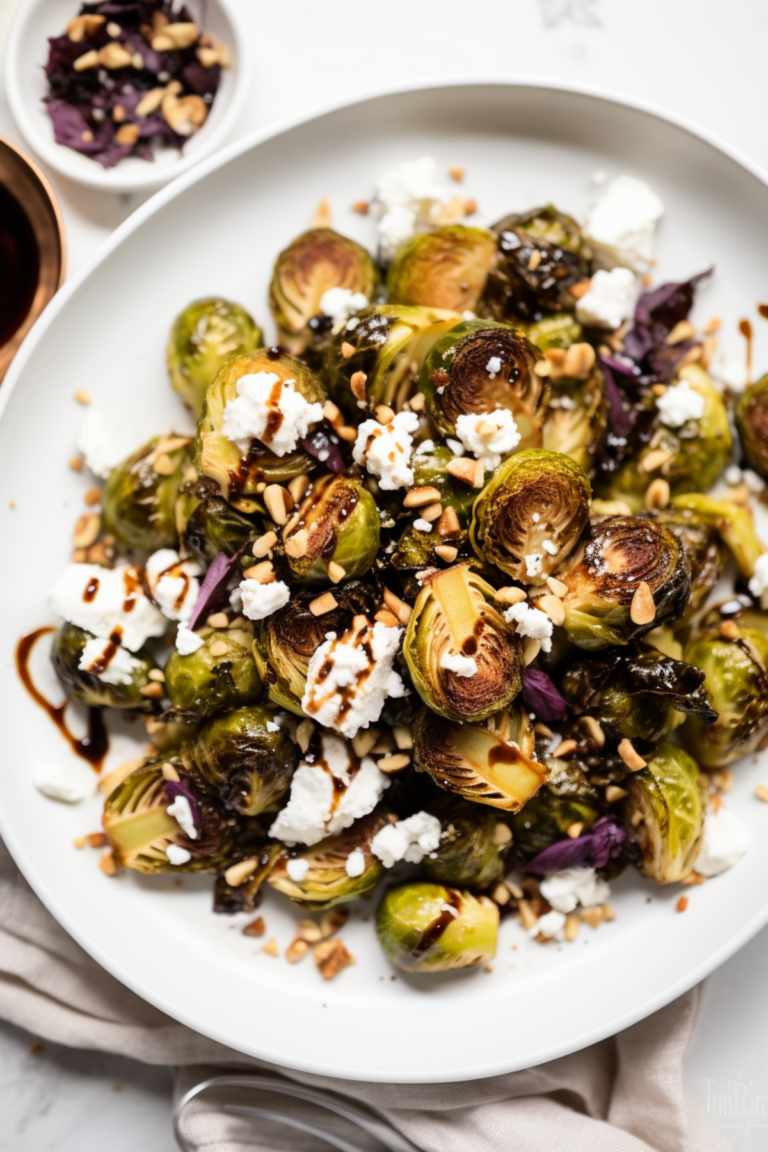 Delicious Low-Carb Balsamic and Fig Roasted Brussels Sprouts Recipe for ...