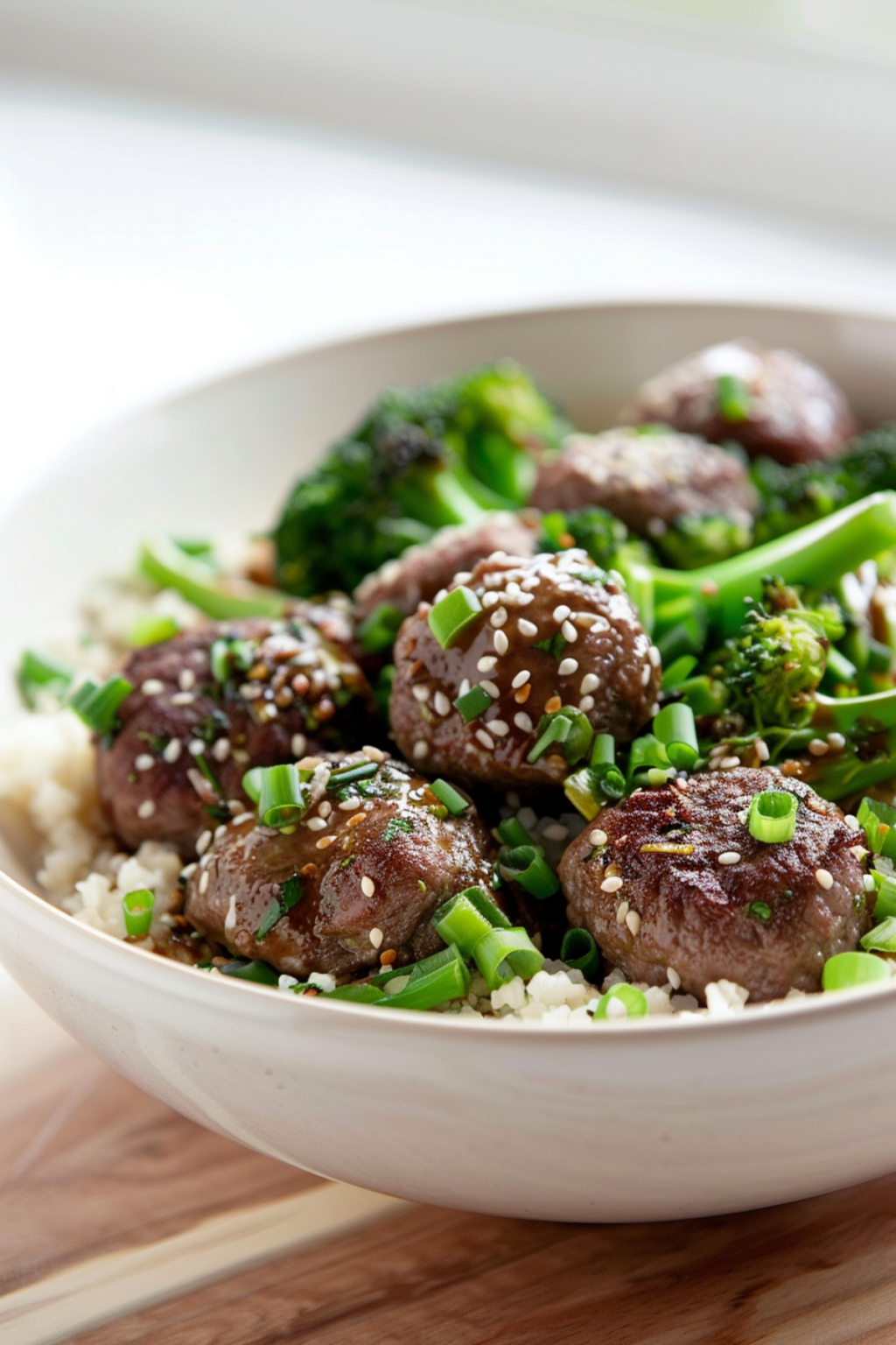 Easy Keto Beef and Broccoli Meatball Bowls Recipe for a Healthy Dinner