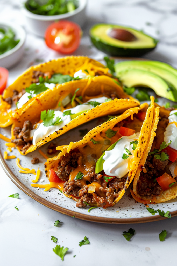 Mouthwatering Keto Beef Tacos with Cheddar Cheese Shells: A Low-Carb ...