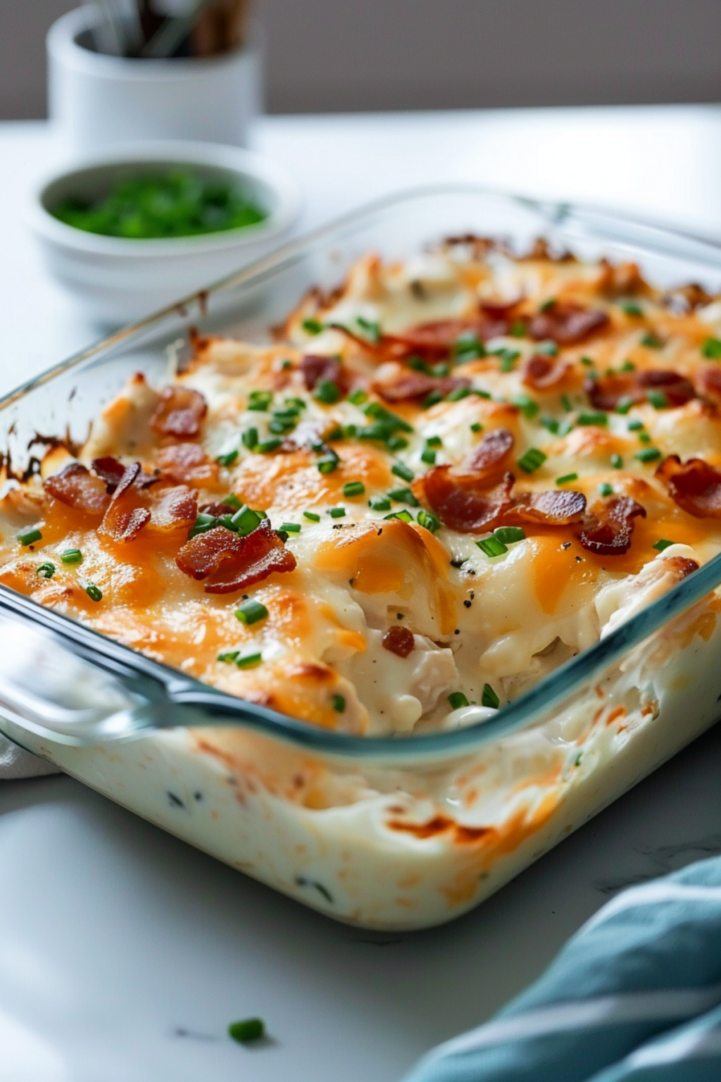 Easy Keto Chicken Bacon Ranch Casserole Recipe for a Healthy Dinner