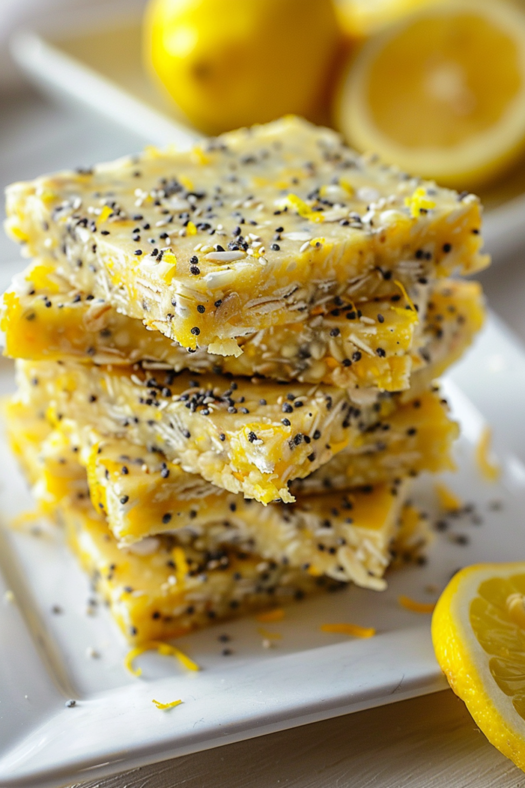 Easy and Delicious Keto Lemon Poppy Seed Granola Bars Recipe for a ...