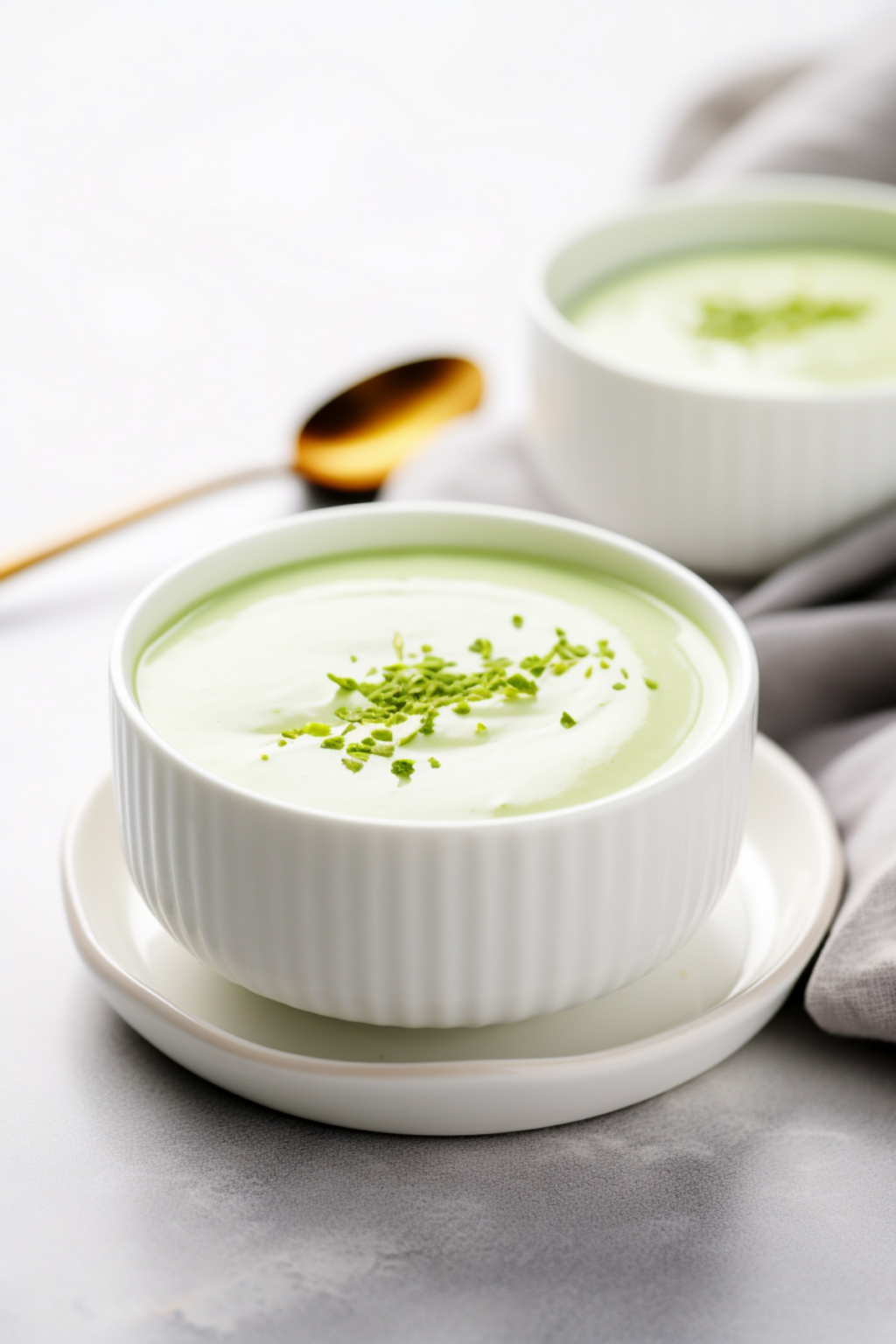 Mouthwatering Keto Matcha Green Tea Panna Cotta with Coconut Milk Recipe