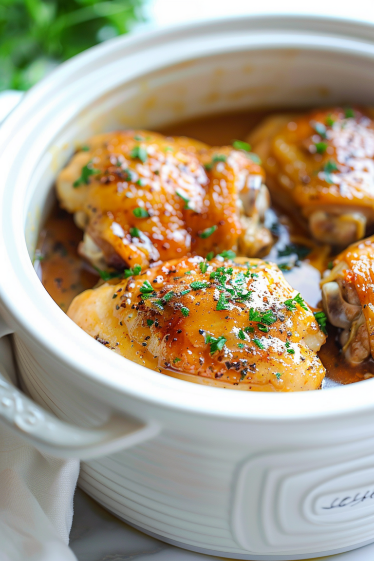 Delicious Keto Slow Cooker Garlic Butter Chicken Recipe for a Healthy ...