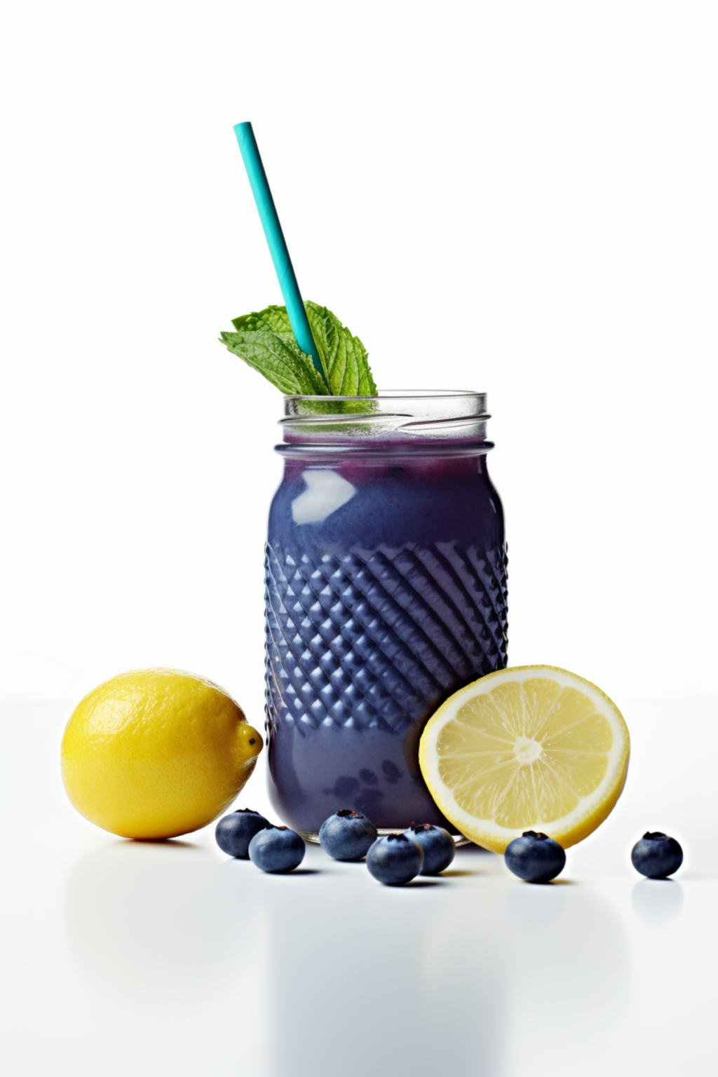 Refreshing Low-Carb Blueberry, Lemon, and Spinach Antioxidant Juice ...