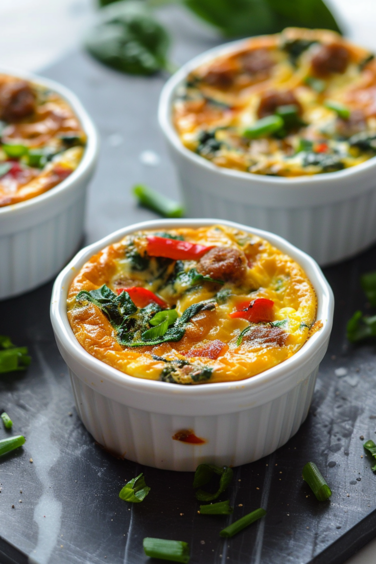 Easy Recipe for Baked Keto Italian Sausage and Cheese Mini Frittatas ...