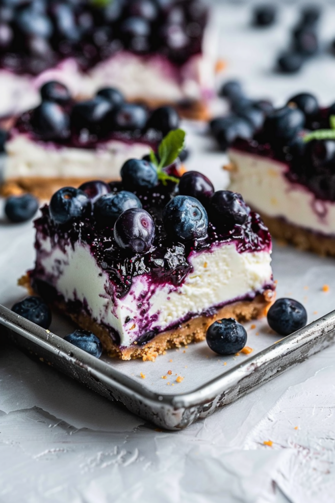 Delicious No-Bake Keto Blueberry Cheesecake Bars: Easy, Guilt-Free ...