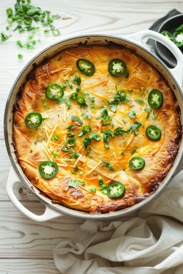 Easy Keto Dutch Oven Jalapeño Cheddar Bread Recipe for a Low Carb Diet