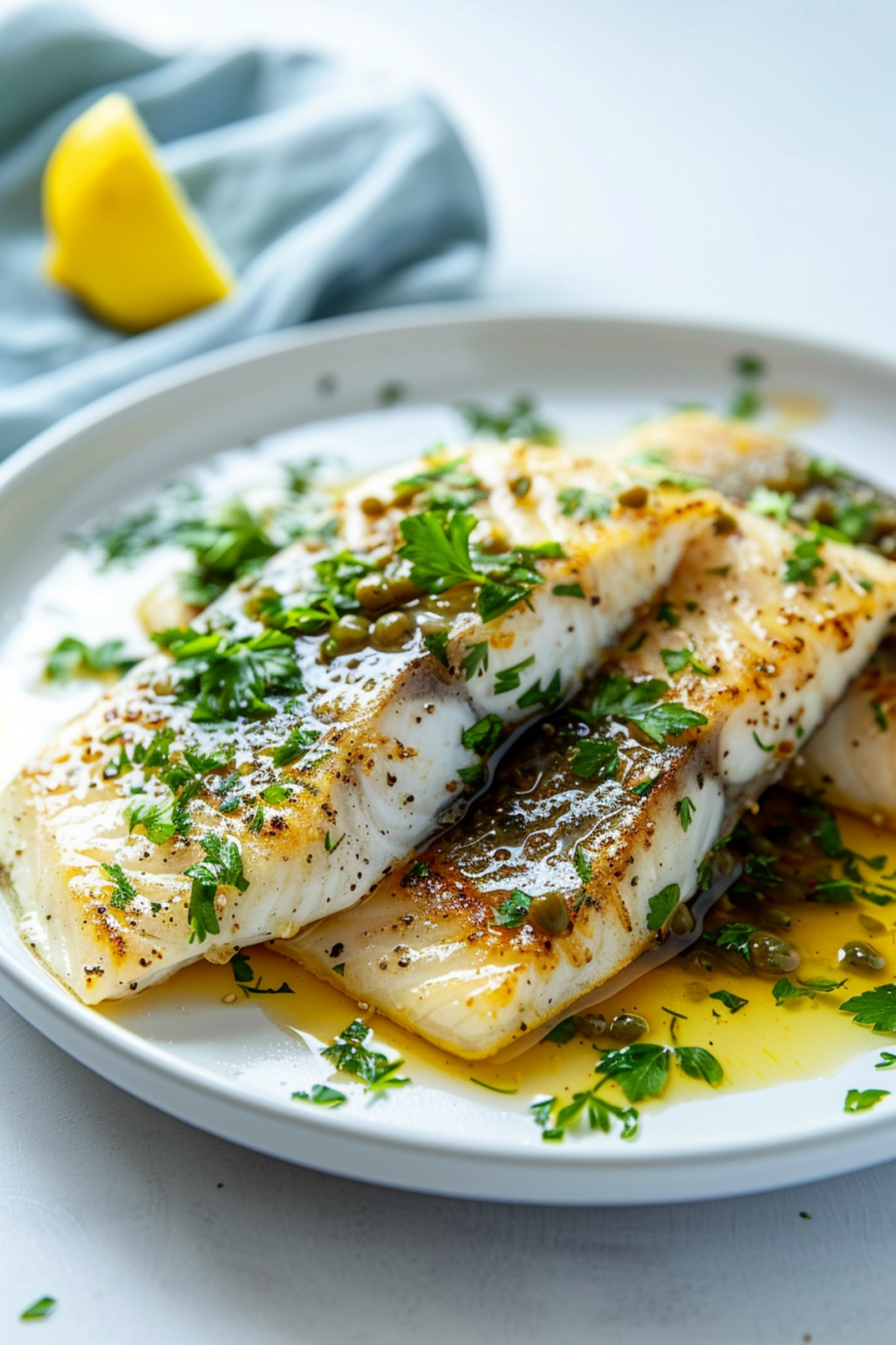 Mouthwatering Keto Seabass Piccata Recipe: A Zesty Fusion of Capers and ...