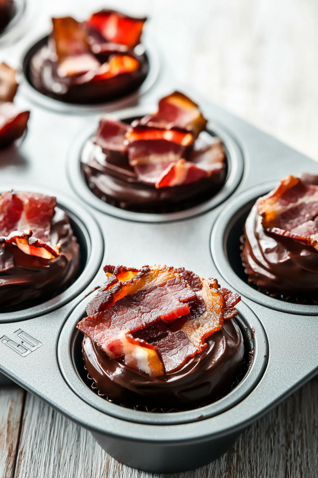 Deliciously Decadent Chocolate Avocado Bacon Cups for a Keto Treat