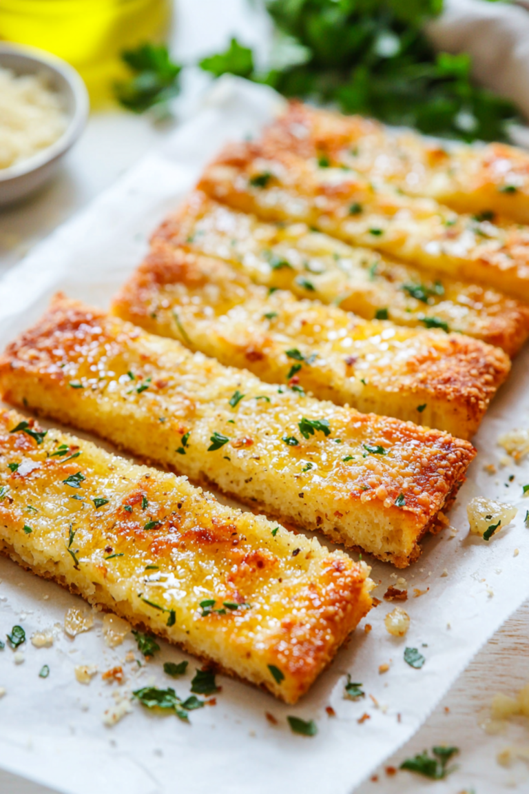 Delicious Garlic Parmesan Keto Breadsticks Recipe for Your Low-Carb Cravings